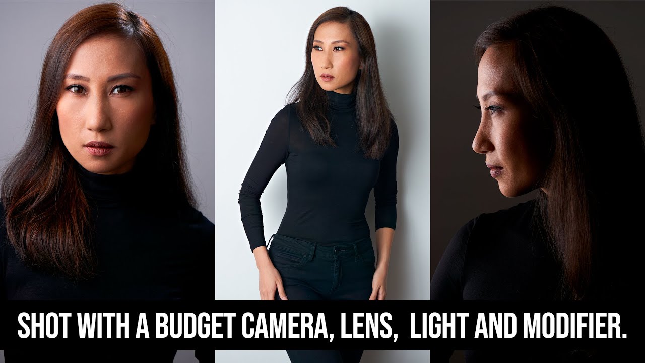 How to Use a BUDGET Camera, Lens, Light and Modifier to Create THREE ...