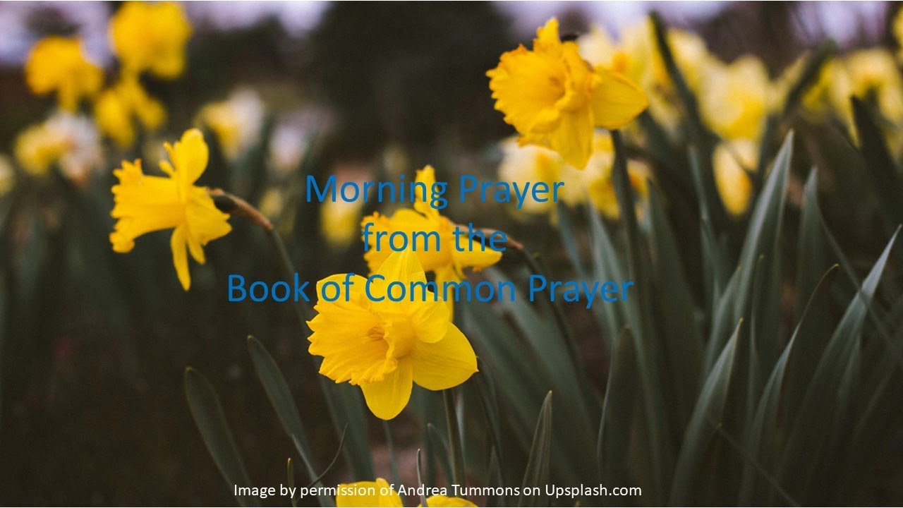 Morning Prayer for 17th March - YouTube