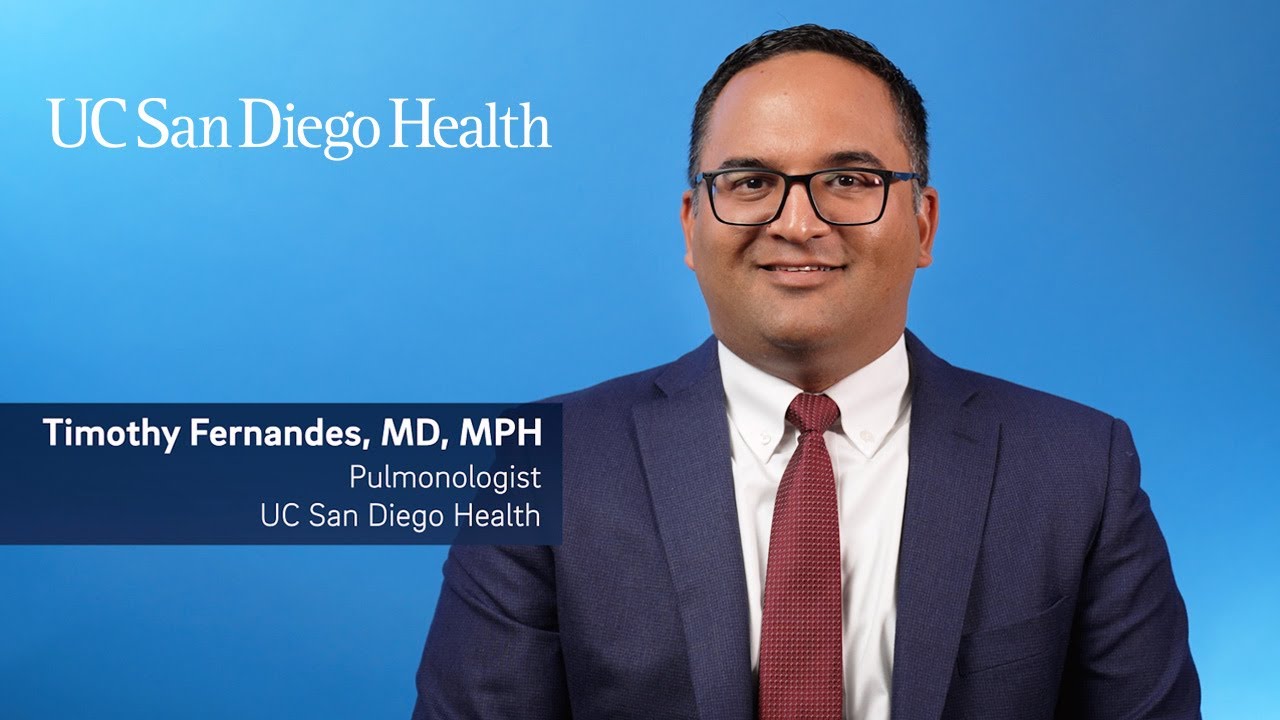 Meet Timothy Fernandes, MD, MPH: Pulmonologist and Director ...