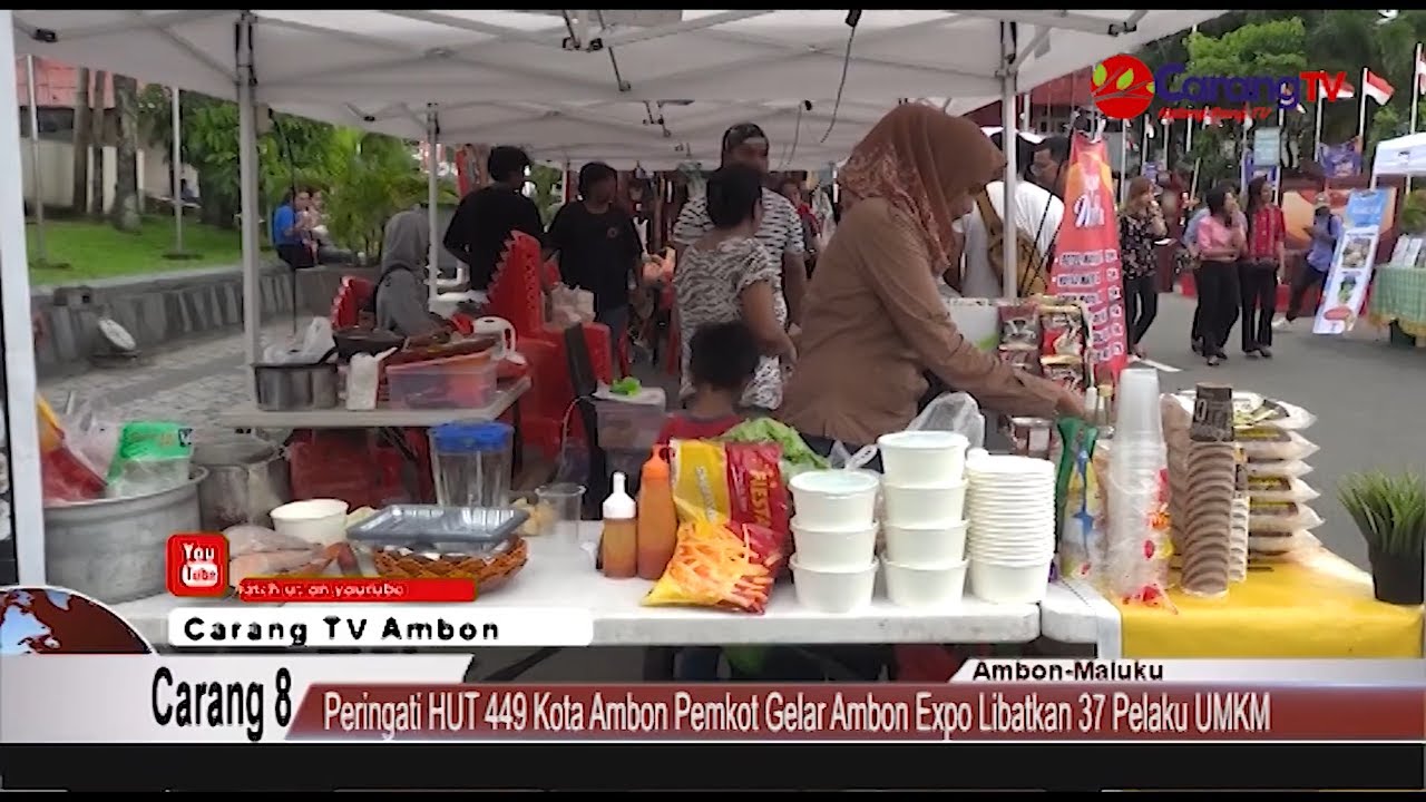 Peringati HUT Ke-449 Kota Ambon, Pemkot Gelar Ambon Expo Libatkan 37 ...