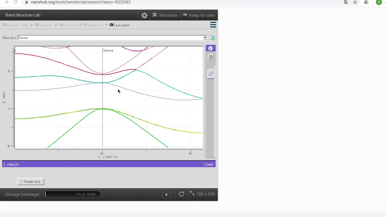 NanoHub Band structure Lab tutorial - YouTube