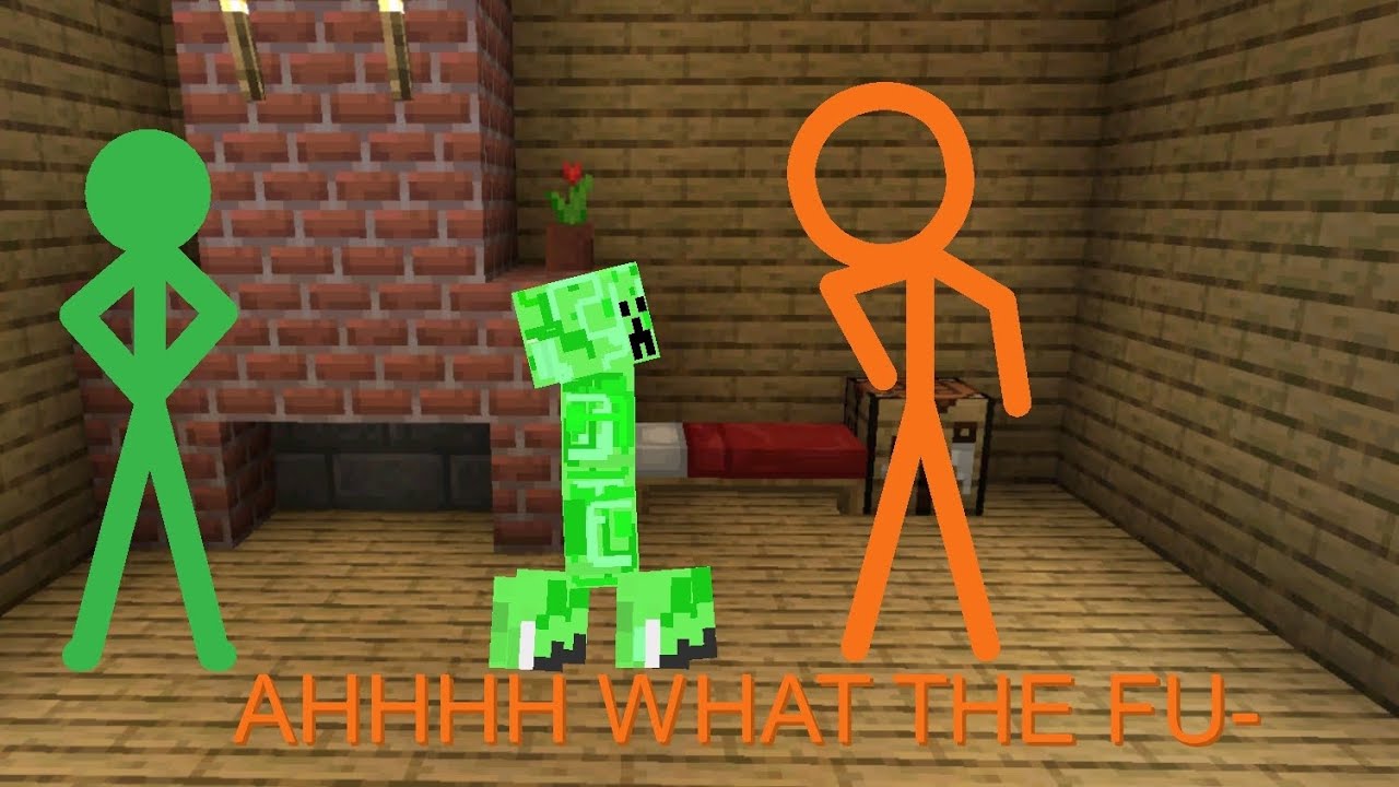 Creeper prank on tsc (Alan Becker animation meme) - YouTube