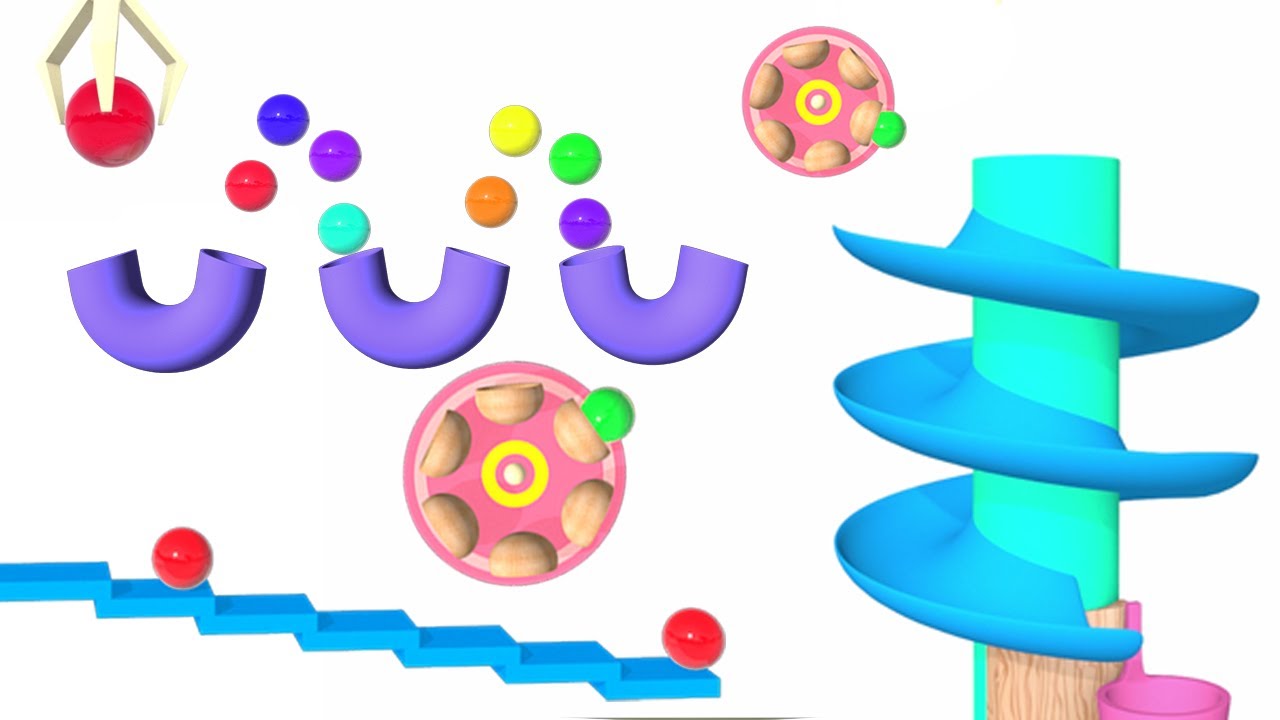 Marble Run with Colors | Marble Run | Color Learning #marblerun # ...