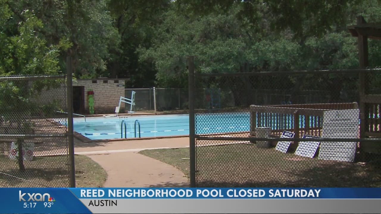 Reed Pool in Austin will be closed on June 19 - YouTube