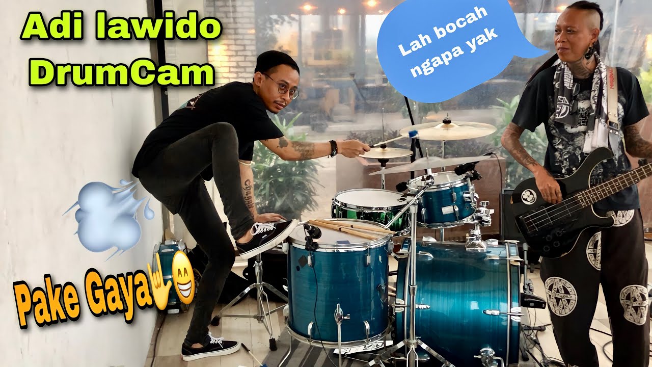 Adi Lawido drumCam with Yuyun arfah - bob marjinal & band - YouTube