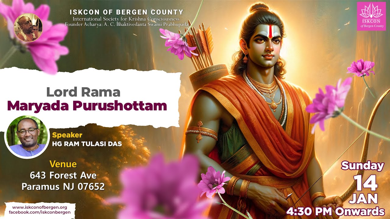 Appearance of Lord Ram : HG Ram Tulasi Das - YouTube