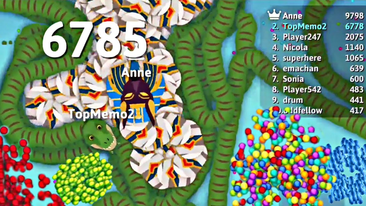Snake Io Gonzo Vs Farrah Top 01 Snake! Best Snakeio Gameplay? Snake ...