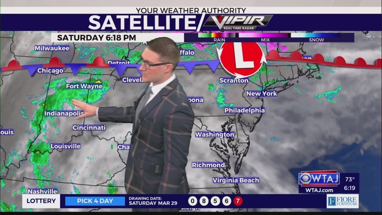 Saturday Mar 29 Evening Weather - YouTube