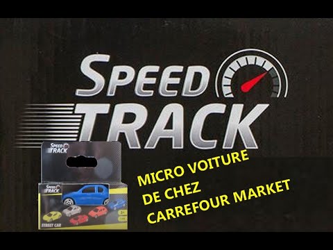 MINIATURE CARREFOUR EN BOITE SPEED TRACK - YouTube