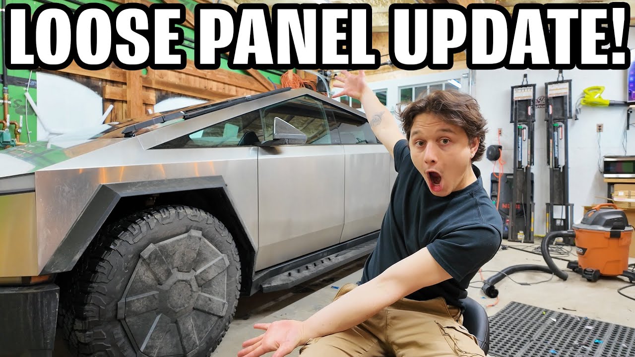 Cybertruck Loose Panels Update After Service! - YouTube