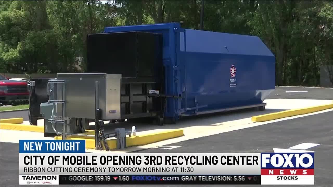 City of Mobile to open third recycling center Monday - YouTube