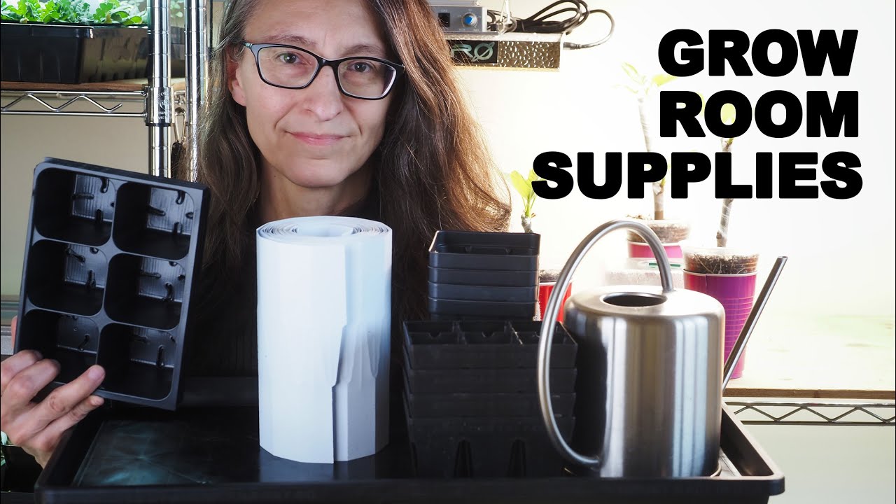 My favorite grow room and seed starting supplies - YouTube