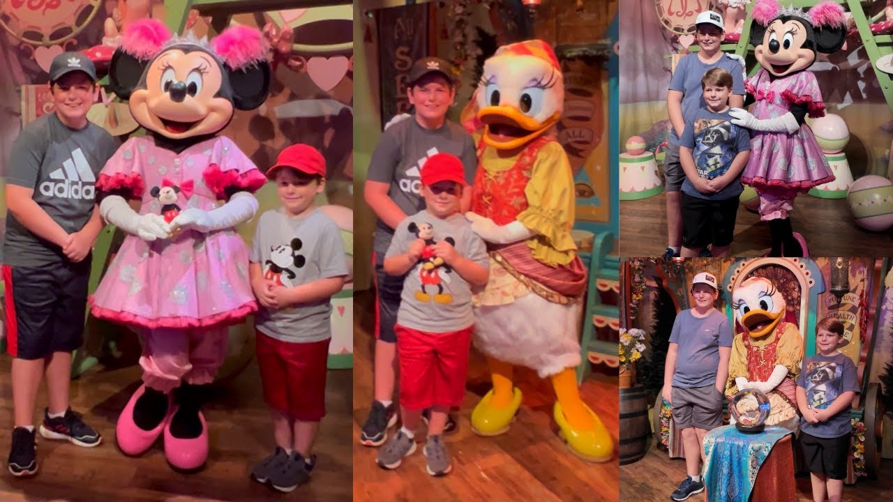 Meeting Circus Minnie Mouse & Daisy Duck 4 Meet & Greets Magic Kingdom ...