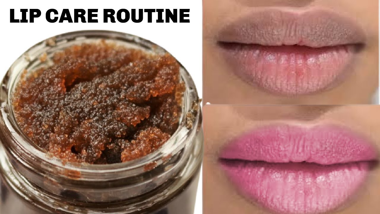DIY LIP SCRUB FOR SMOOTH, SOFT, PLUMP LIPS | LIP CARE ROUTINE - YouTube