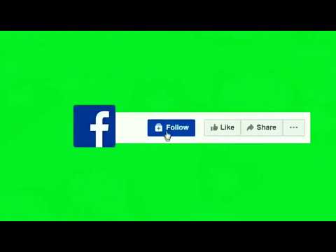 Facebook & Youtube Like Follow Share Subscribe, bell icon | Green Screen video | 100% Copyright Free