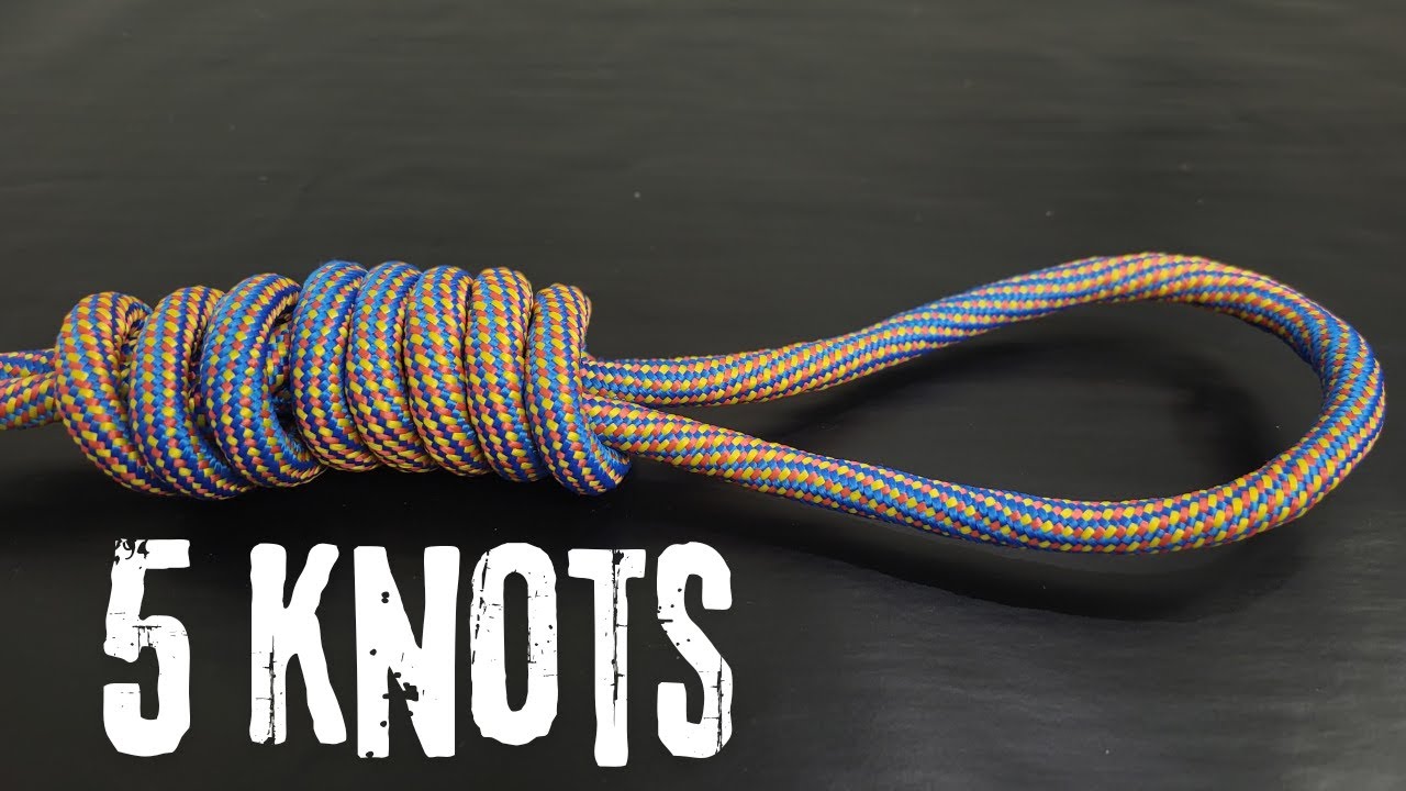 Five Rope Connection Methods, Connecting Knots - YouTube