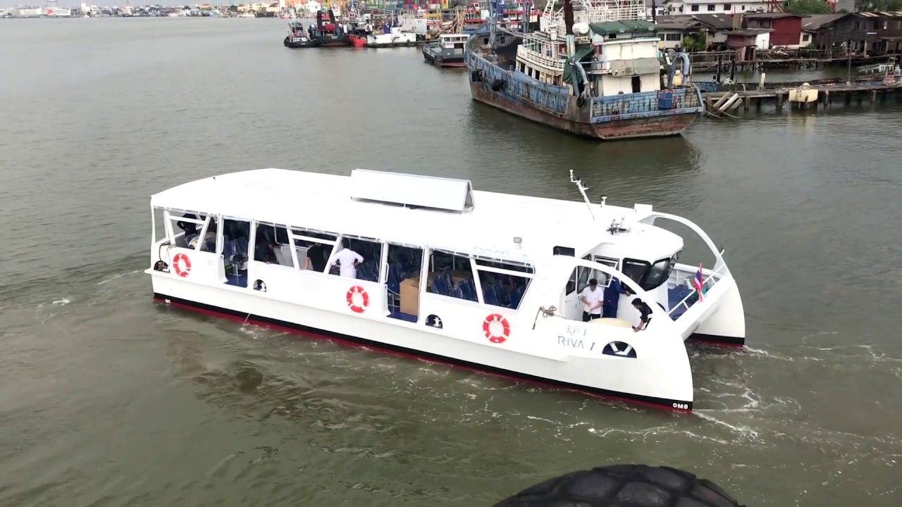 เรือริว่า 1 (RIVA 1)_SEA TRIAL 17 M. CATAMARAN RIVER CRUISE - YouTube