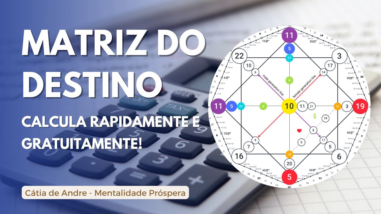 Como calculo a minha Matriz do Destino? - YouTube
