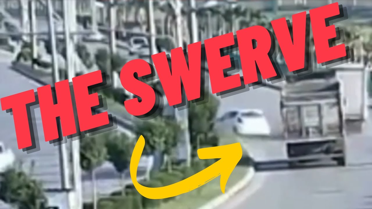 THE SWERVE! UNBELIEVABLE CAR CRASH FOOTAGE #shorts - YouTube