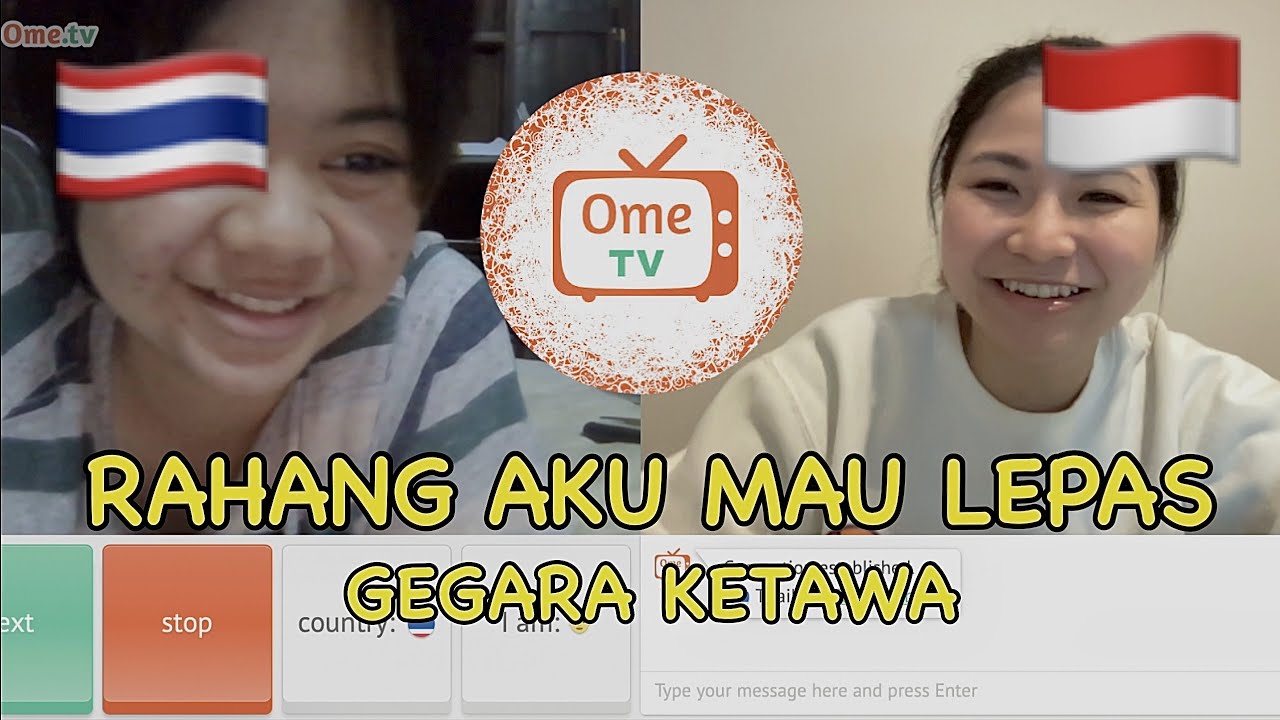 org Indonesia ngobrol sama adek org Thailand di Ome TV 🇹🇭🇮🇩 - YouTube