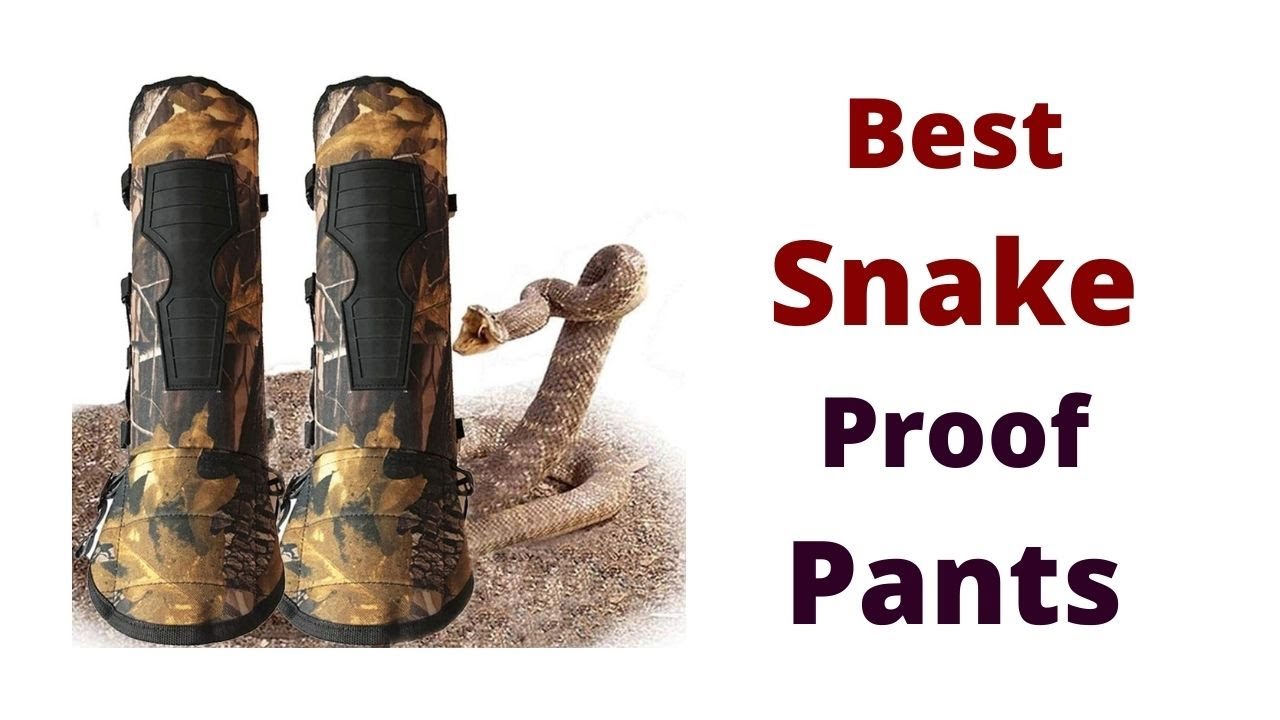 Top 5 Best Snake Proof Pants, Full Leg Snake Chaps - YouTube