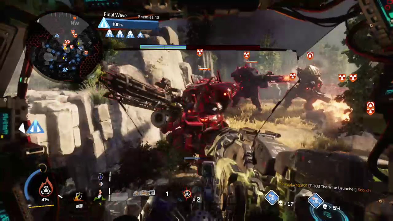 (NUKE TITAN GOT ME!!!) Titanfall 2 frontier defense - YouTube