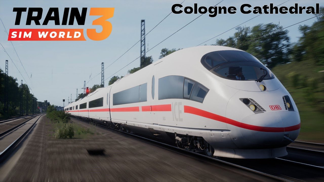 ICE Cologne Cathedral! - Köln-Aachen TSW3 - YouTube