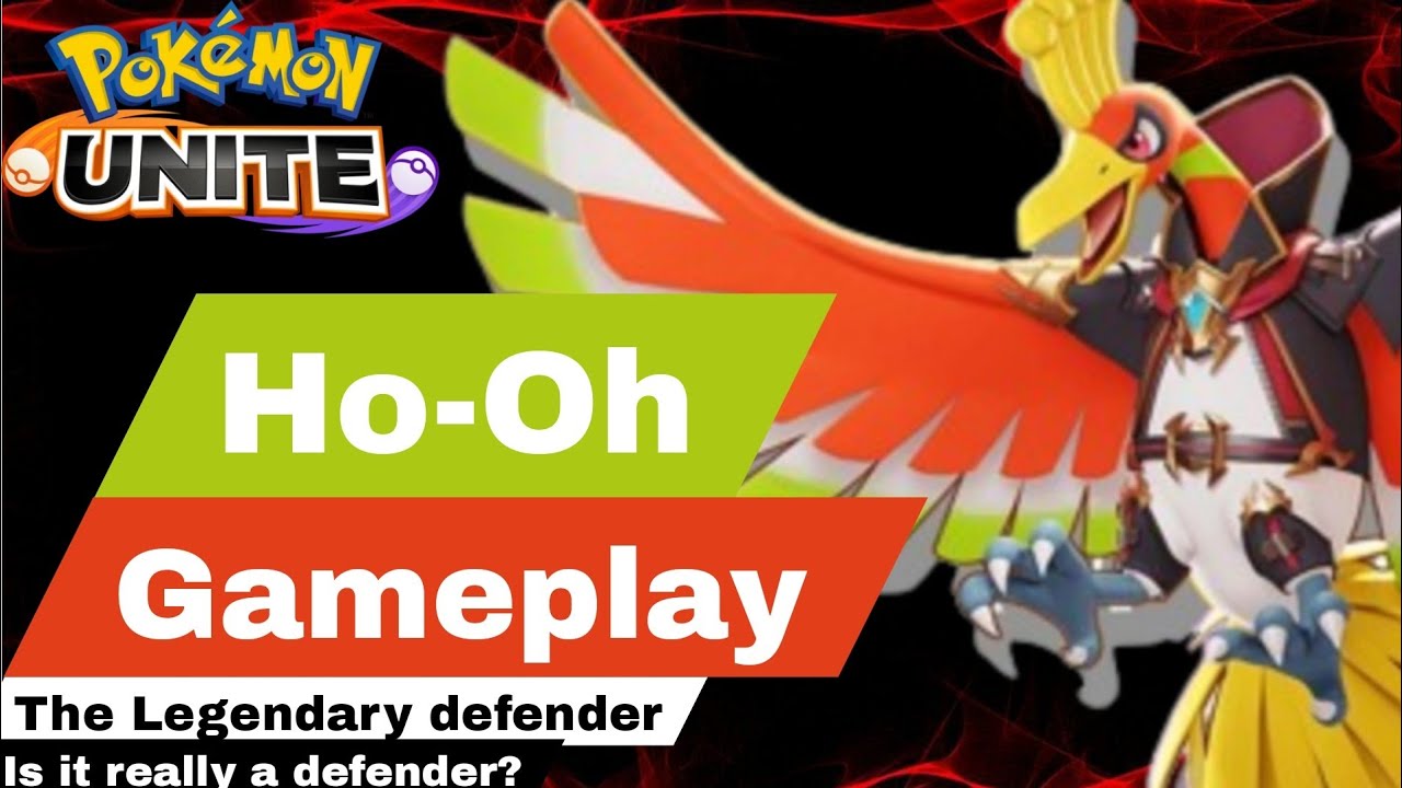 Ho-Oh the legendary defender | Gameplay | Pokemon Unite - YouTube
