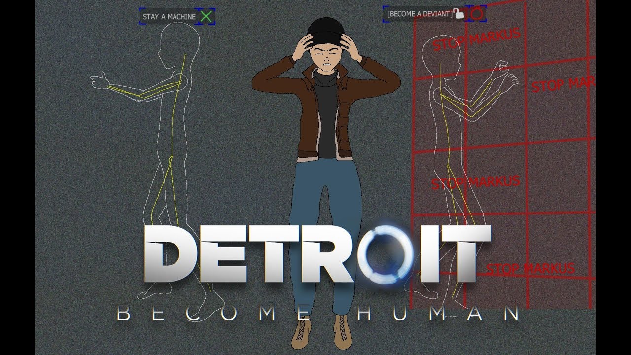 Becoming Deviant: Detroit Become Human Speedpaint - YouTube
