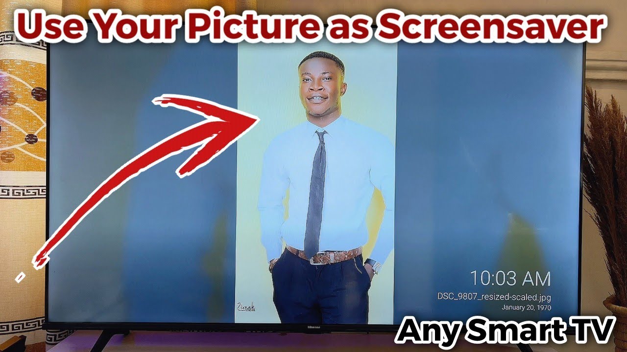 How to Use Your Own Pictures as Screensaver on Smart TV - YouTube