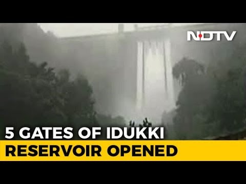 Shutter Open At Idukki's Cheruthoni Dam After Heavy Rainfall In Kerala ...