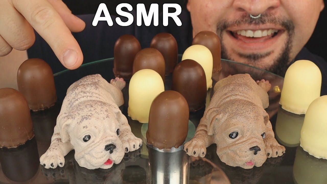 ASMR PUPPY CAKE & ASMR CHOCOLATE MARSHMALLOWS MUKBANG (No Talking ...