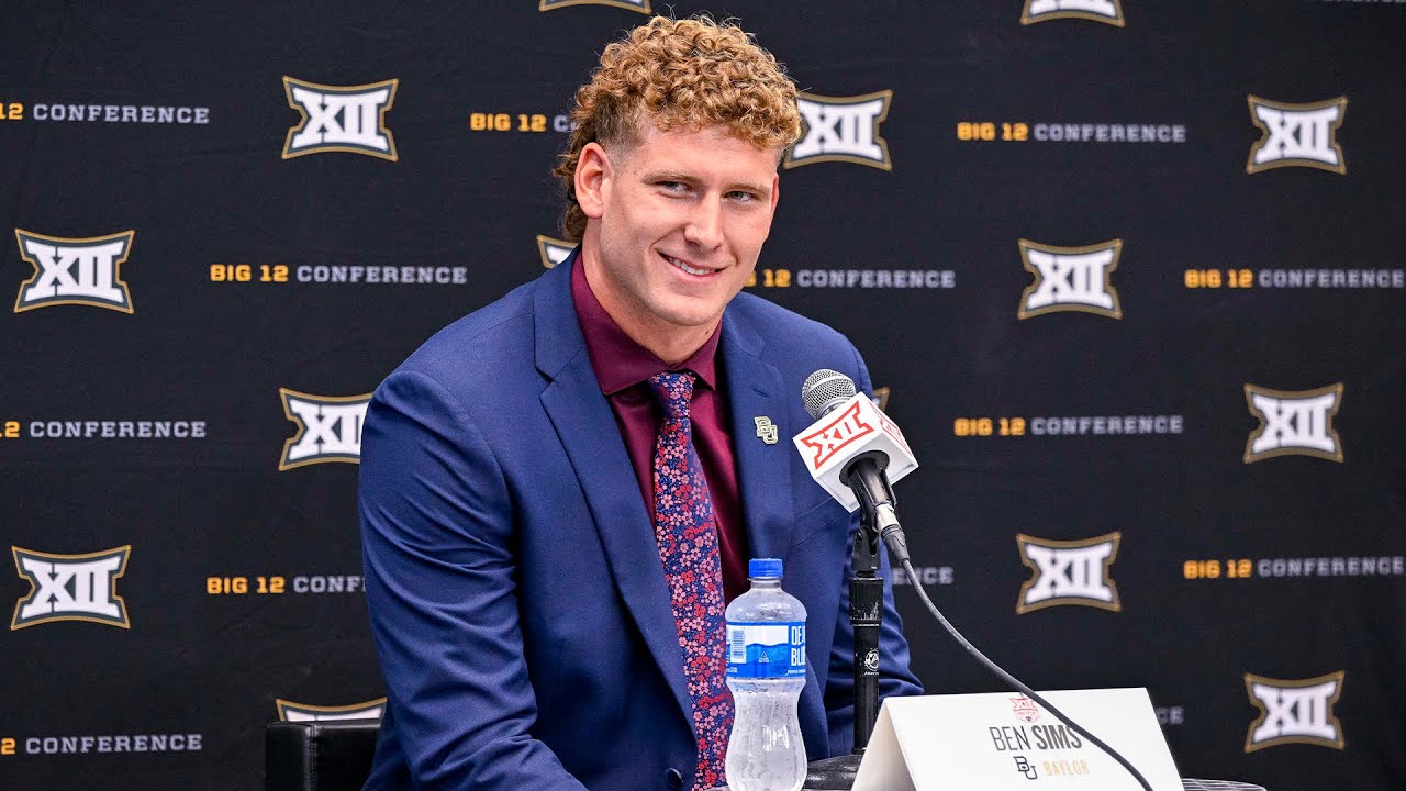 Ben Sims Answers Question at Big 12 Media Day | Breakout Session - YouTube