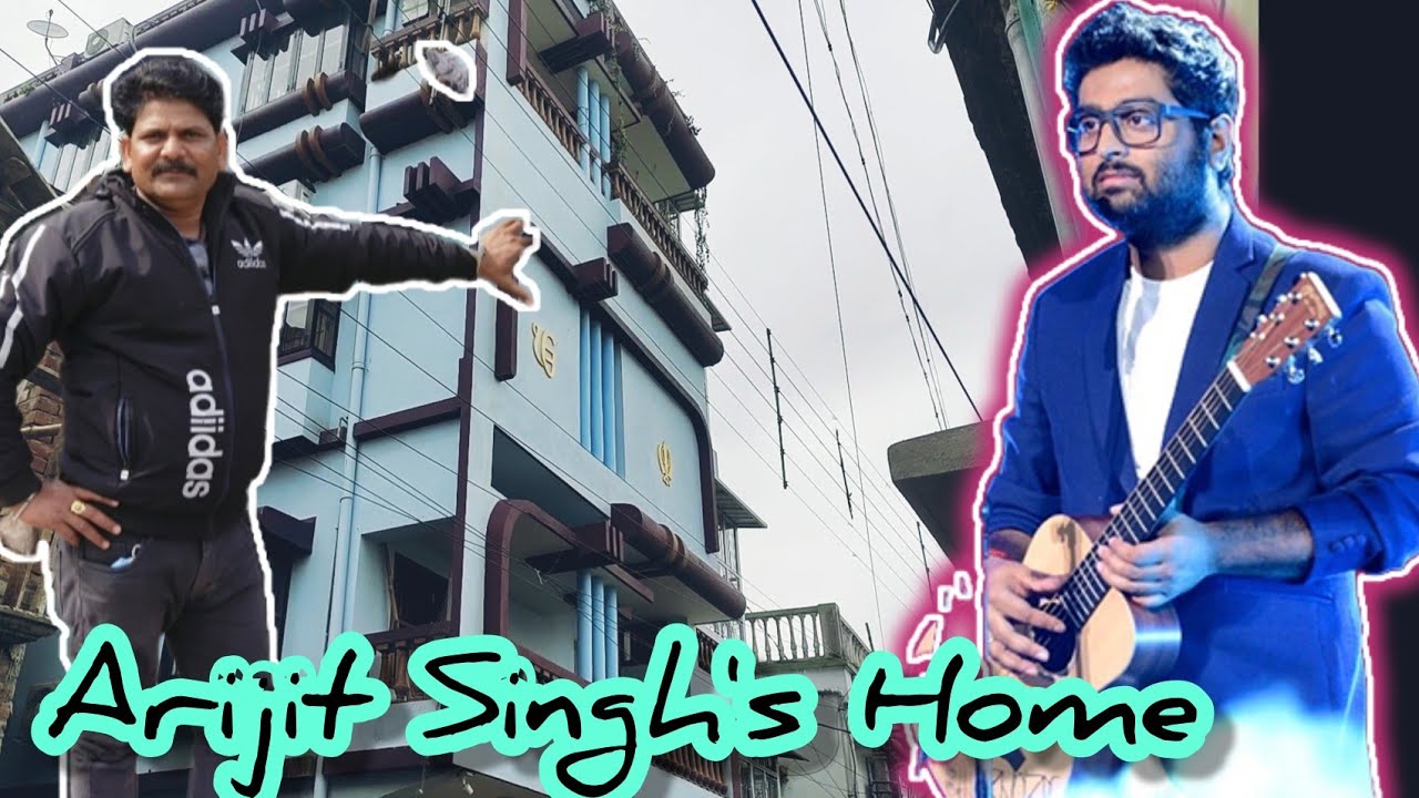 Singer Arijit singh's home jiyaganj गायक अरिजीत सिंह का घर जियागंज # ...