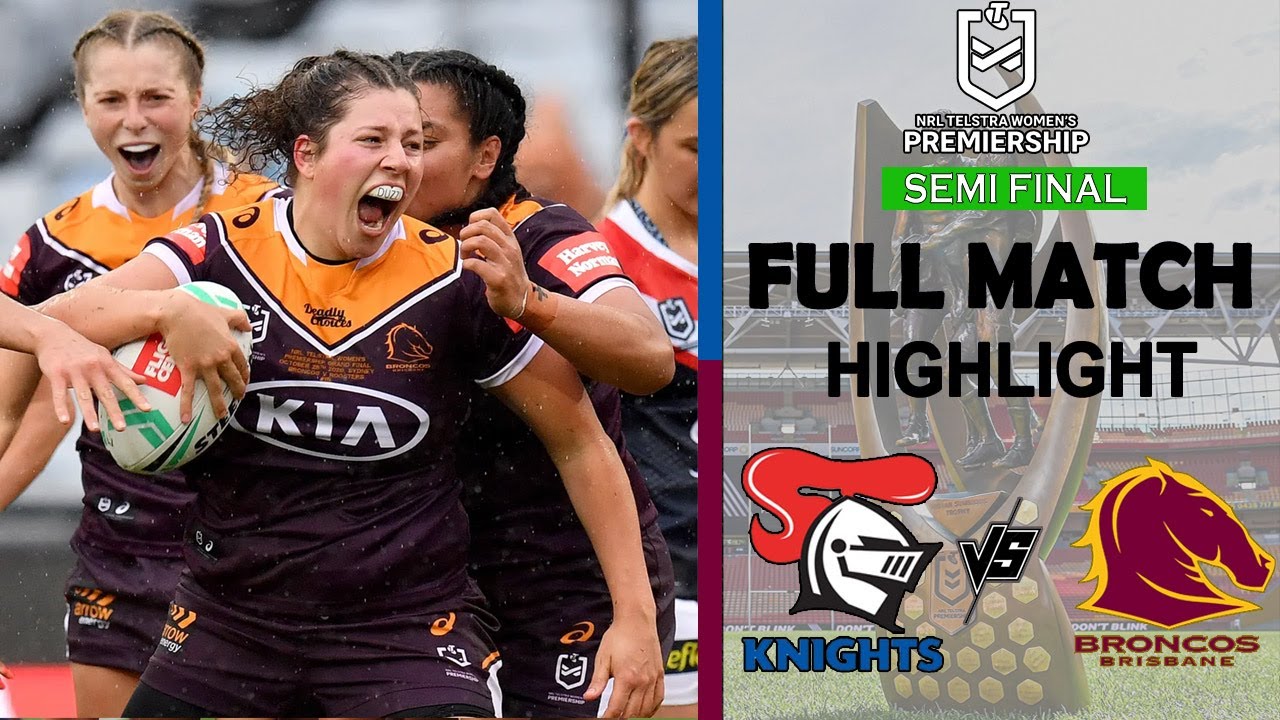 Brisbane Broncos Women V Newcastle Knights Women | FULL TIME MACTH ...
