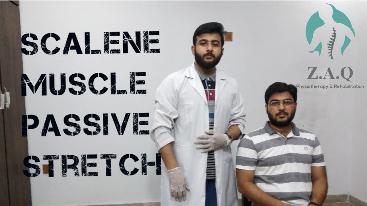Scalene Muscle Stretch | Scalene Passive Stretch | Scalene Trigger ...