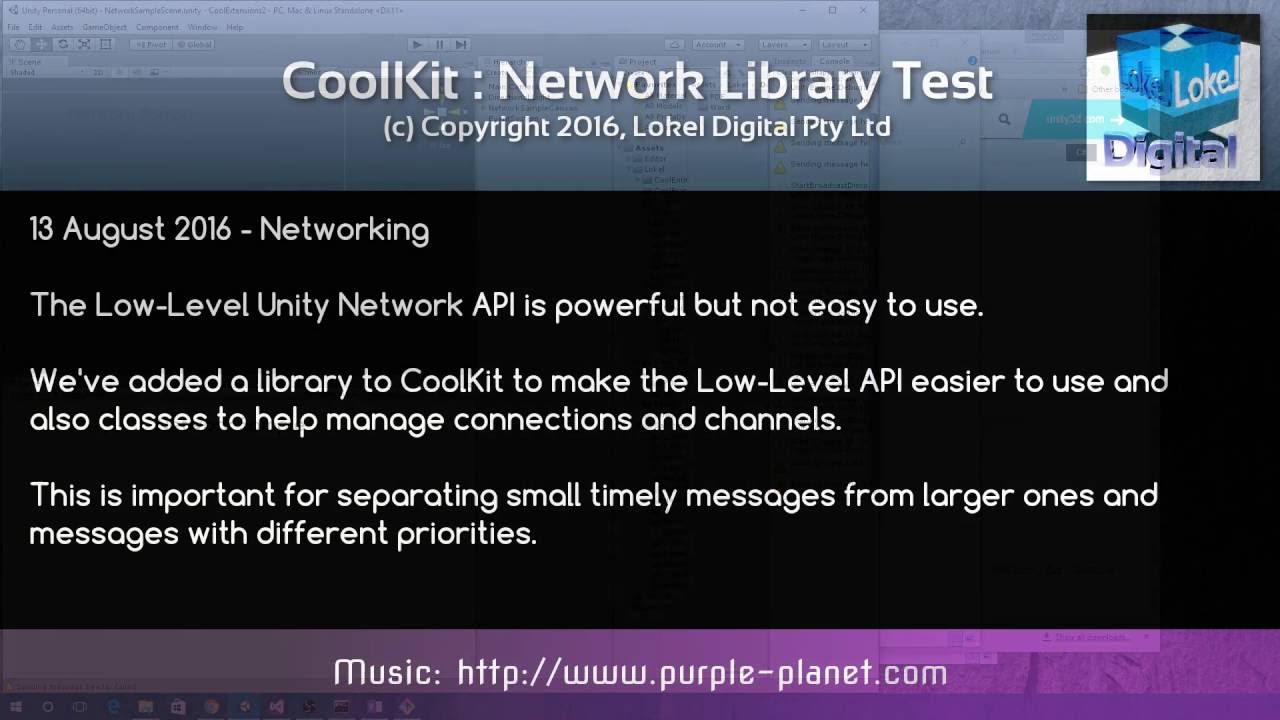 CoolTools & CoolKit DevLog Episode 06 - Networking - YouTube