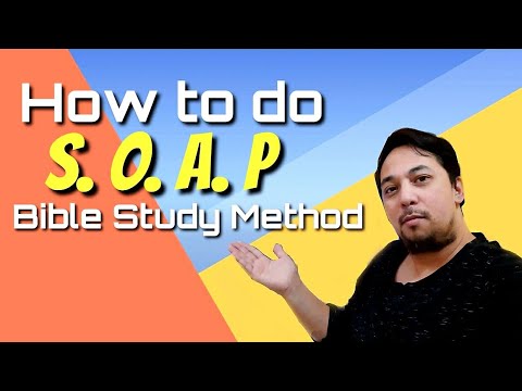 How to do SOAP Bible study method / Tagalog / Bible Study - YouTube