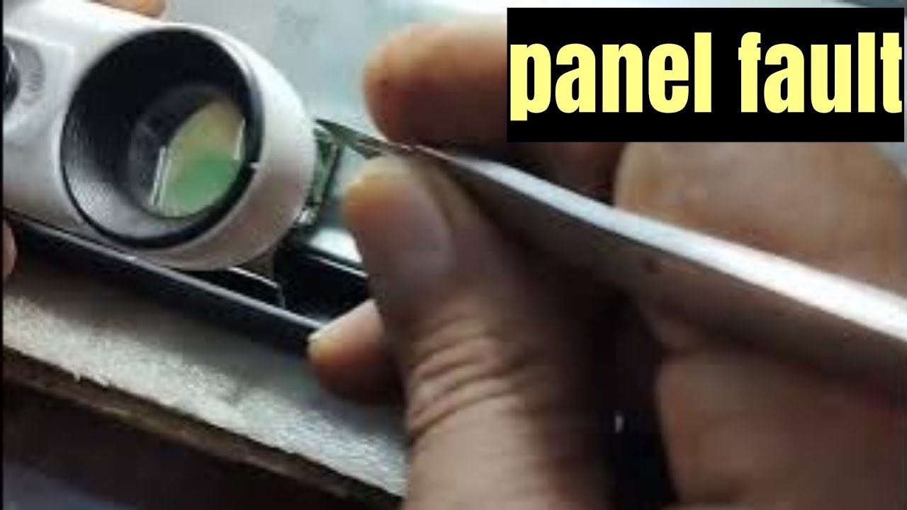 vu panel fault repairing - YouTube