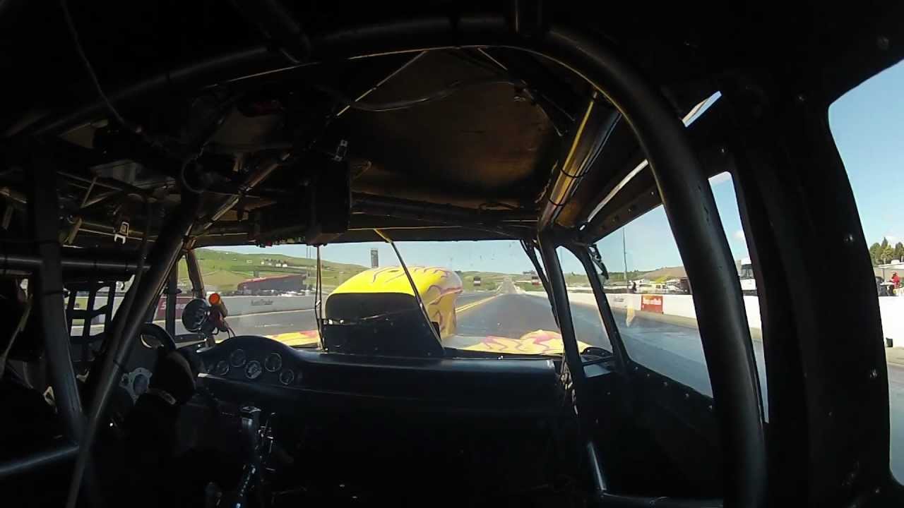 Bob Curley's '57 Fairlane 820" Kaase FORD Hemi in car - YouTube