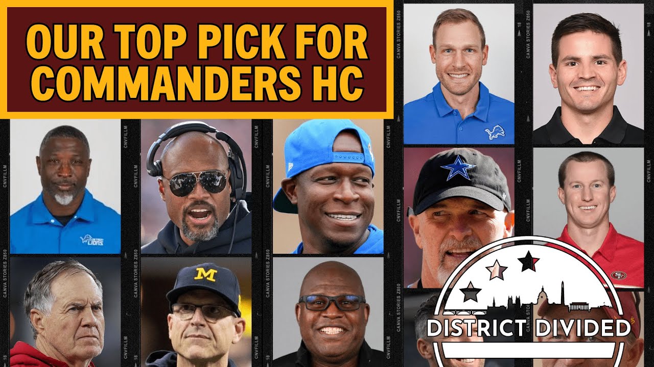 Commanders TOP PICK Head Coach Update: Ben Johnson, Mike Macdonald ...