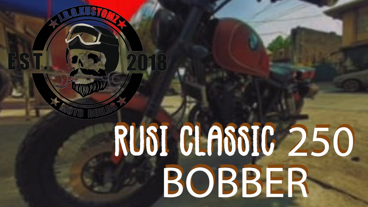 RUSI CLASSIC 250 BOBBER BUILD I JAPANESE THEME MUNA!! - YouTube