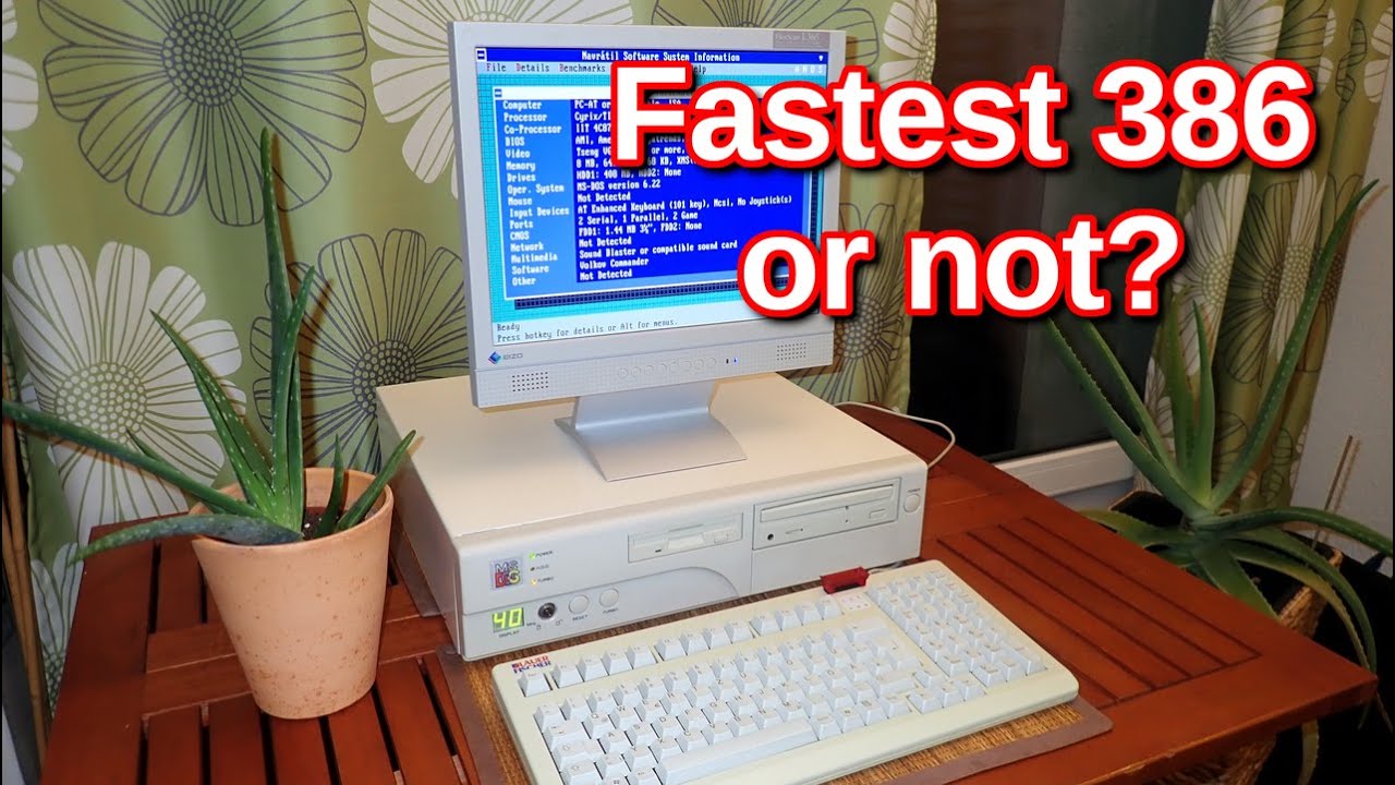 Restoration of an awesome 386 retro machine (Part2) - YouTube