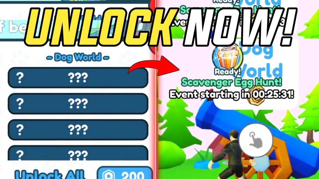 How to Unlock *DOG WORLD* in Pet Simulator X (Roblox!) - YouTube
