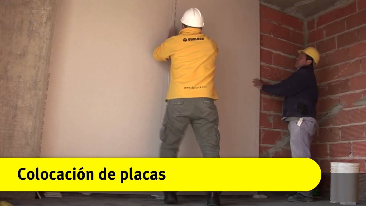 Cómo Instalar Revoque Seco Durlock® - YouTube