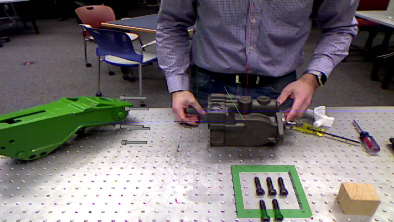 Augmented Reality Assembly Demo - YouTube