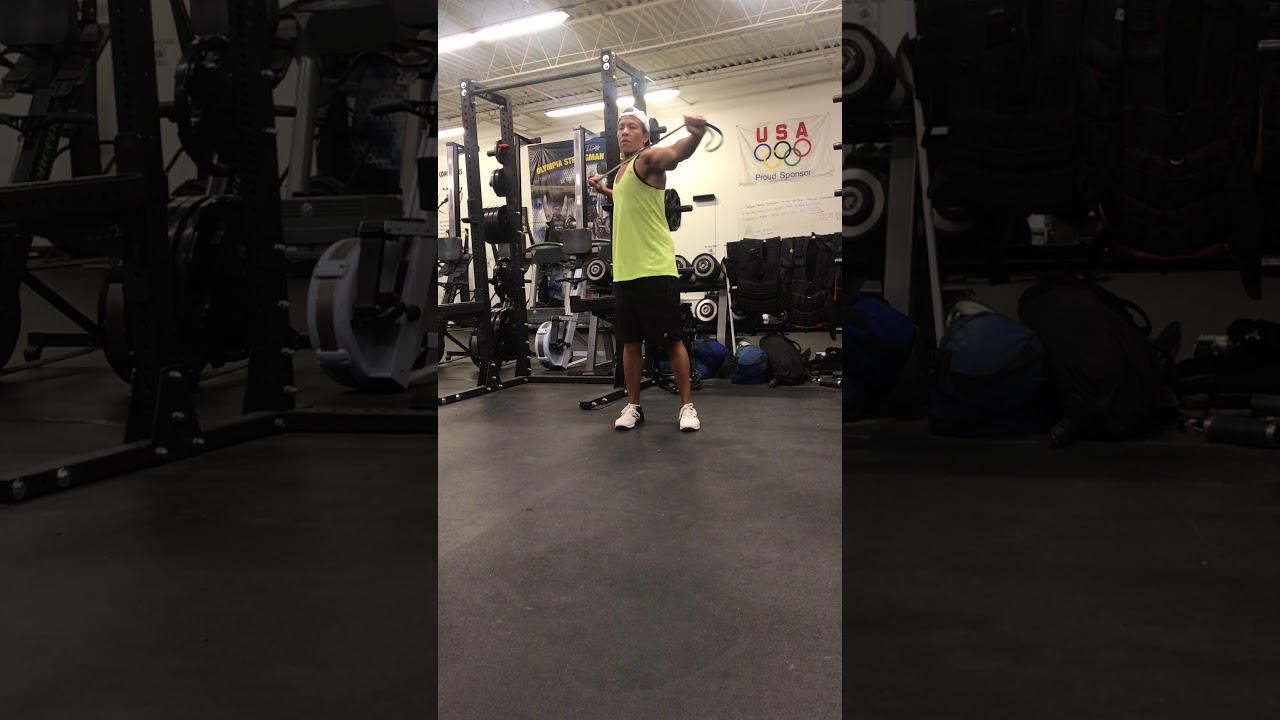 Explosive Alternating 1 Arm Face Pull - YouTube