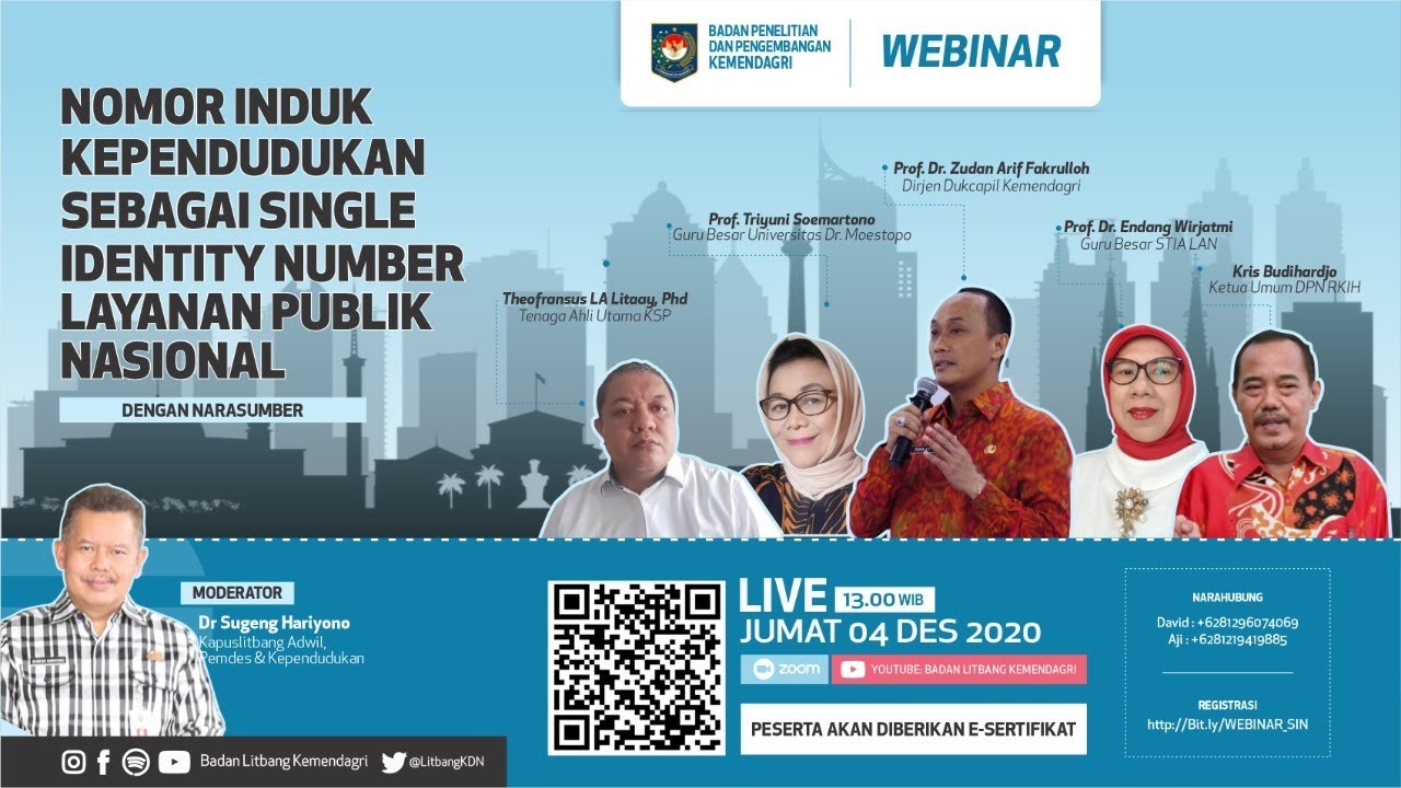 [Webinar] - Nomor Induk Kependudukan Sebagai Single Identity Number ...