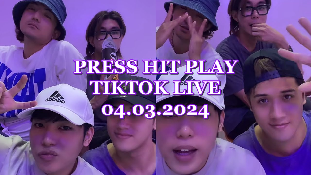 PRESS HIT PLAY Tiktok Live | April 3, 2024 @PressHitPlayOfficial - YouTube