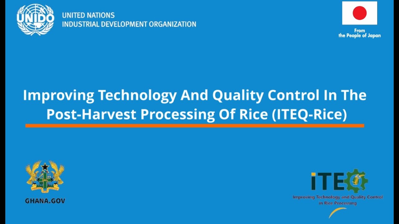 From Innovation to Impact: The UNIDO ITEQ Project in Ghana’s Rice ...